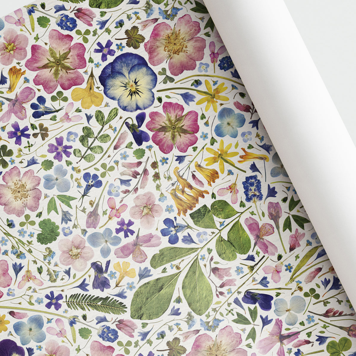 Floral Gift Wrap, Natural – Lucy Miller Shop