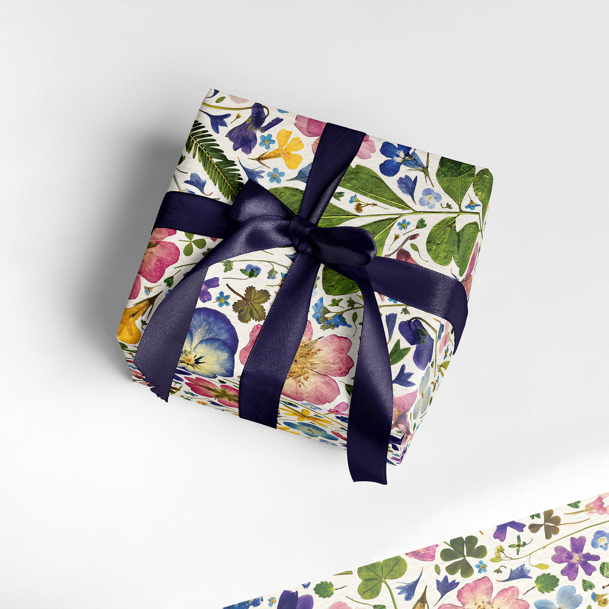 Floral Gift Wrap, Natural – Lucy Miller Shop